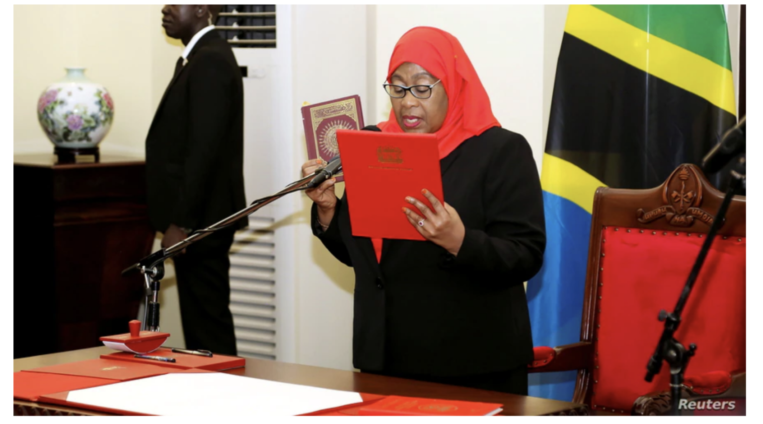 Samia Suluhu Hassan: Tanzania celebrates first Muslim female president ...