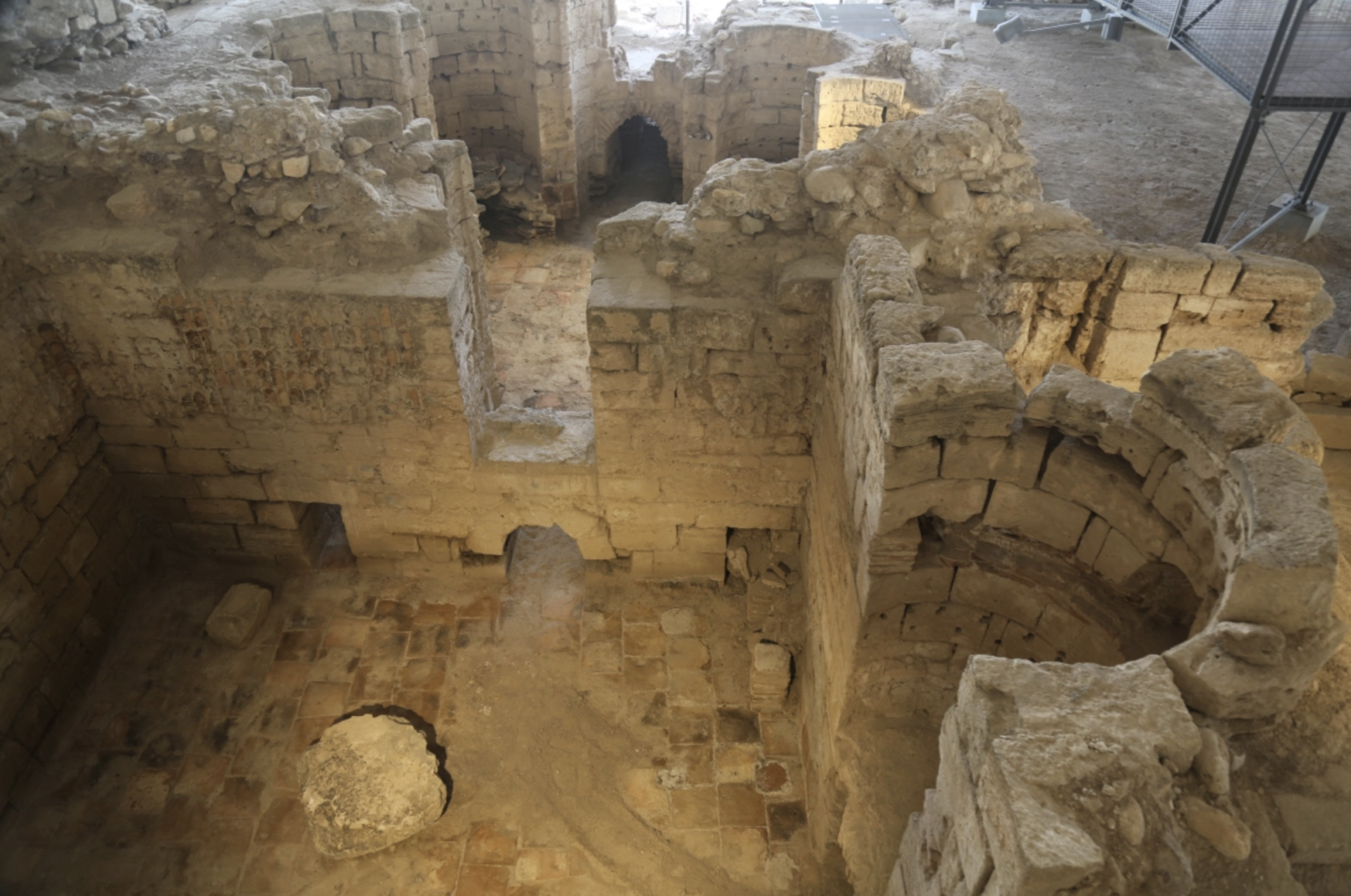Palestinians unveil huge restored mosaic in Jericho - Wisconsin Muslim ...
