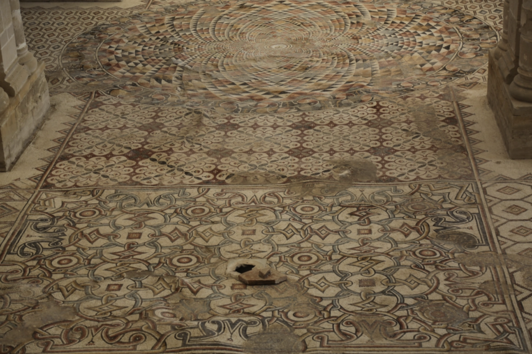 Palestinians unveil huge restored mosaic in Jericho - Wisconsin Muslim ...