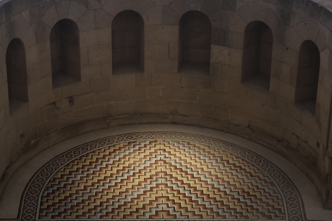 Palestinians unveil huge restored mosaic in Jericho - Wisconsin Muslim ...